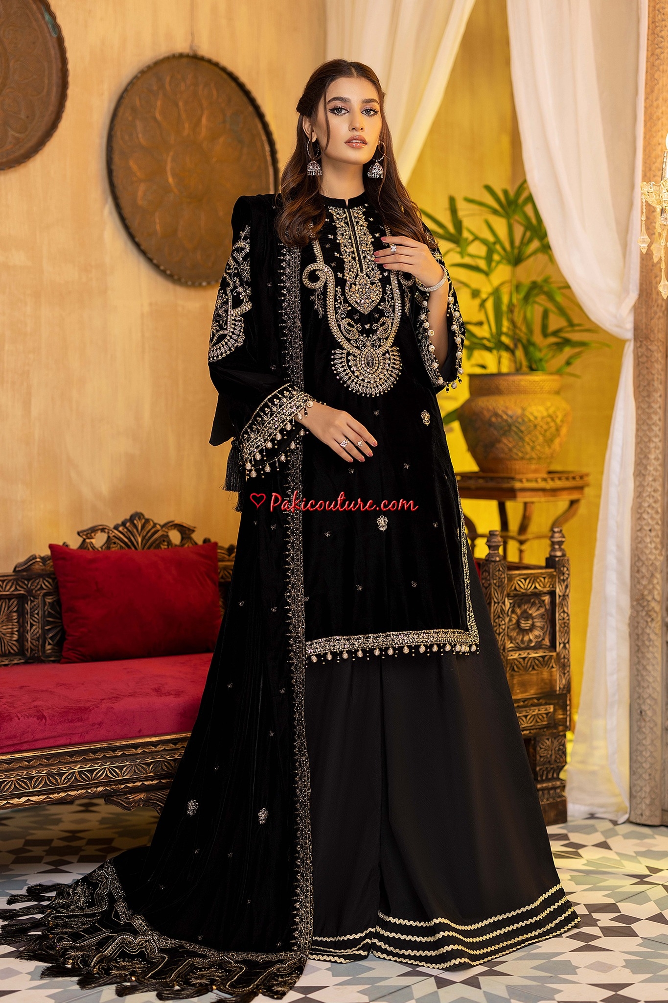 Adan’s Libas Velvet 3PC Collection 2022 Shop Online | Buy Pakistani ...