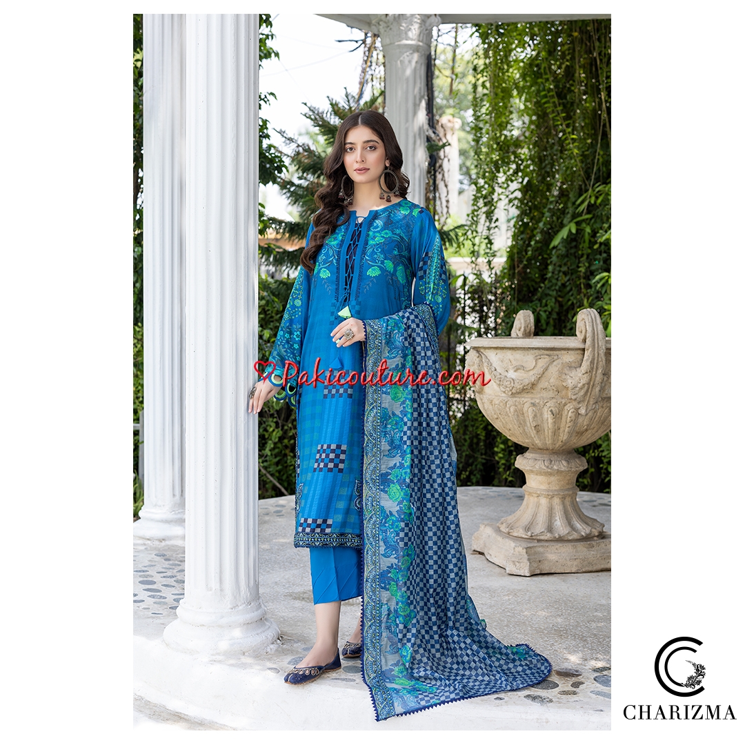Charizma Combinations Embroidered Linen Volume 01 2022 Shop Online ...