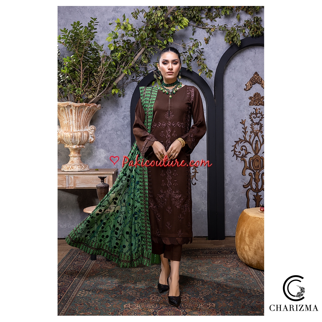Charizma Embroidered Leather Winter Collection 2022 Shop Online | Buy ...