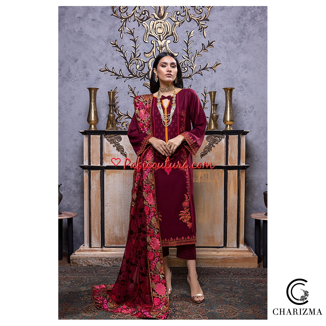 Charizma Embroidered Leather Winter Collection 2022 Shop Online | Buy ...