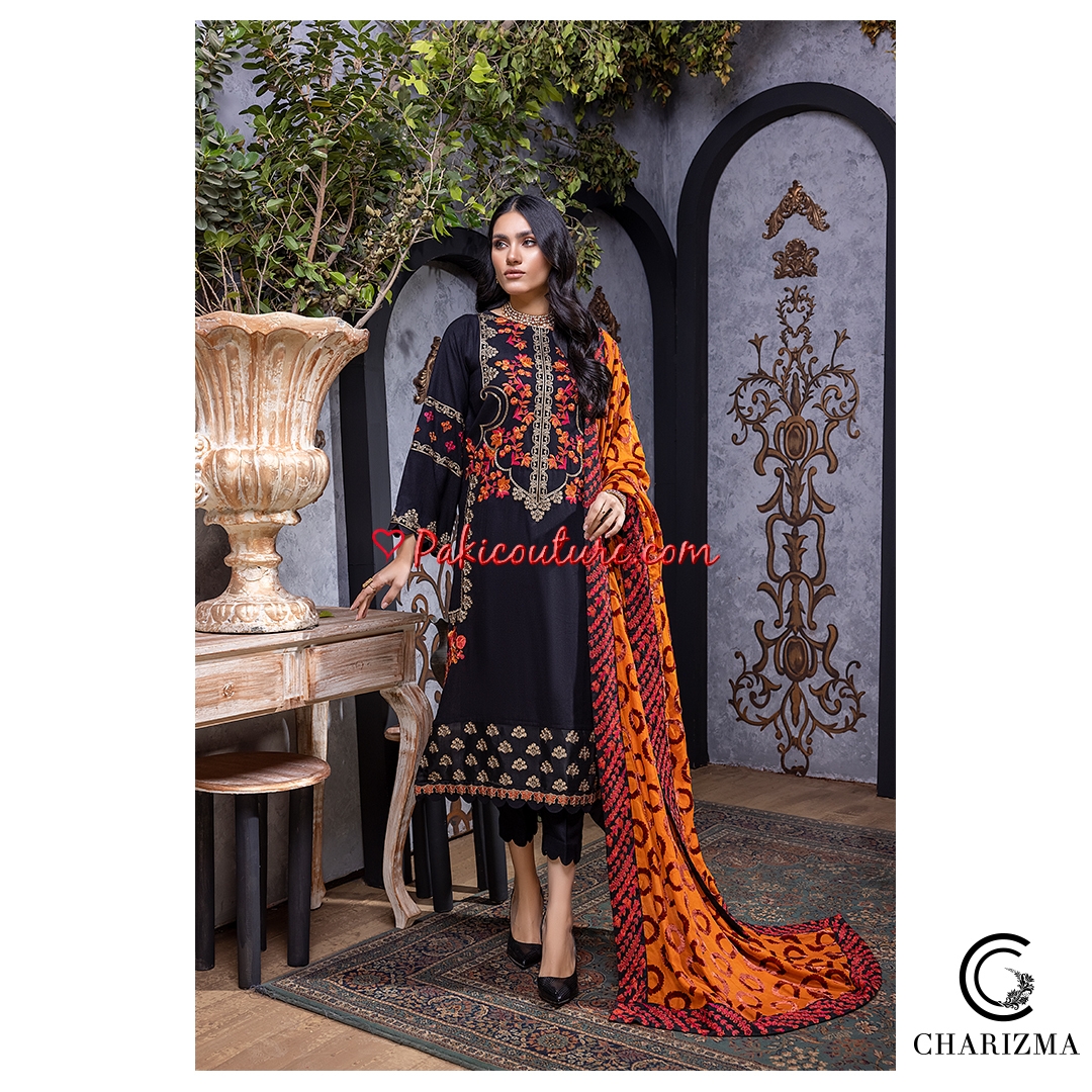 Charizma Embroidered Leather Winter Collection 2022 Shop Online | Buy ...