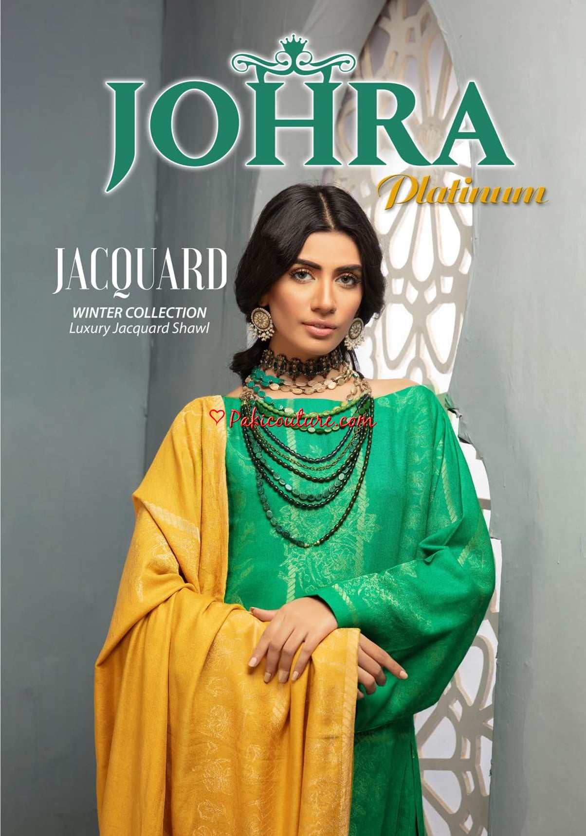 Johra Platinum Jacquard Winter Collection 2021 Shop Online | Buy Pakistani Fashion Dresses ...